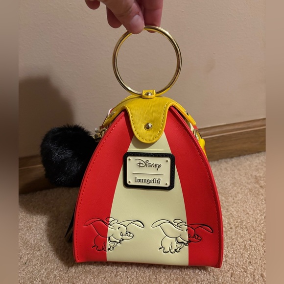 Loungefly | Bags | Loungefly Disney Dumbo Circus Tent Red And Yellow ...